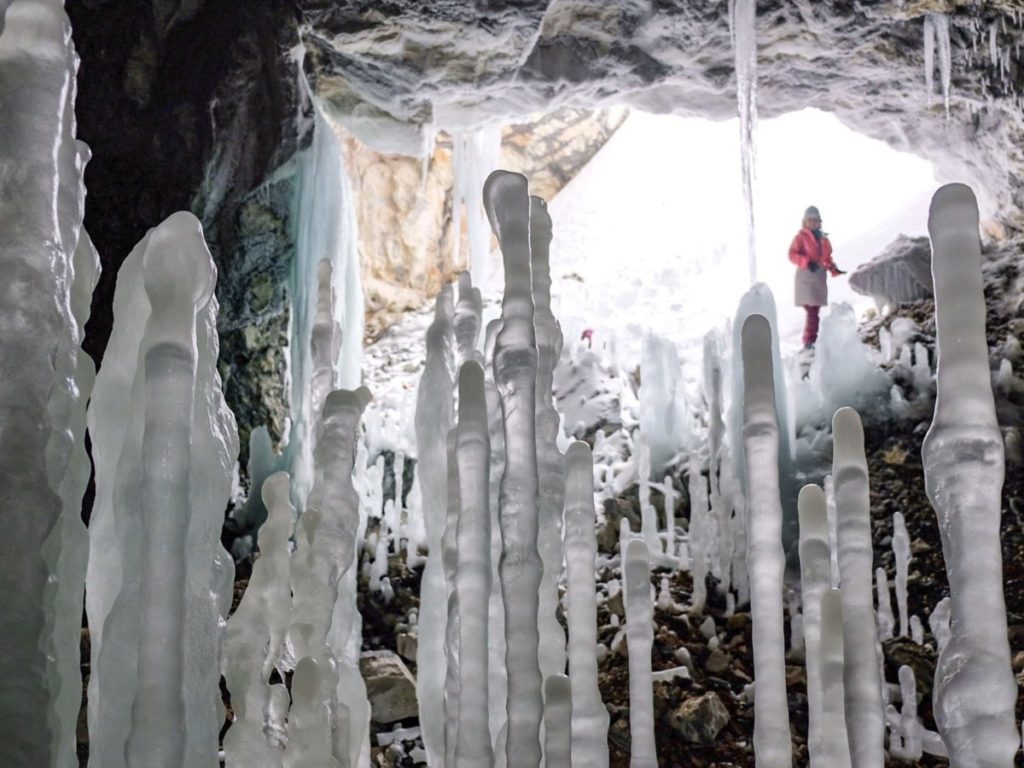Incredible ice stalagmites!!!