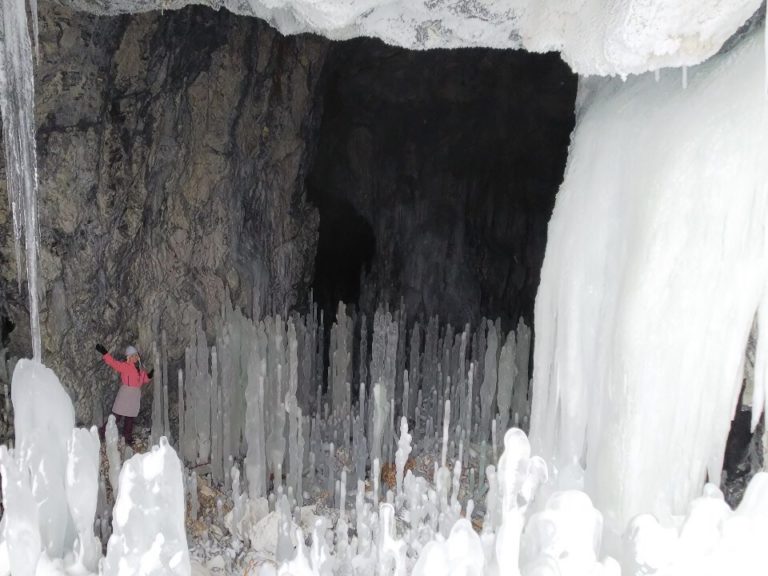 Incredible ice stalagmites!!!